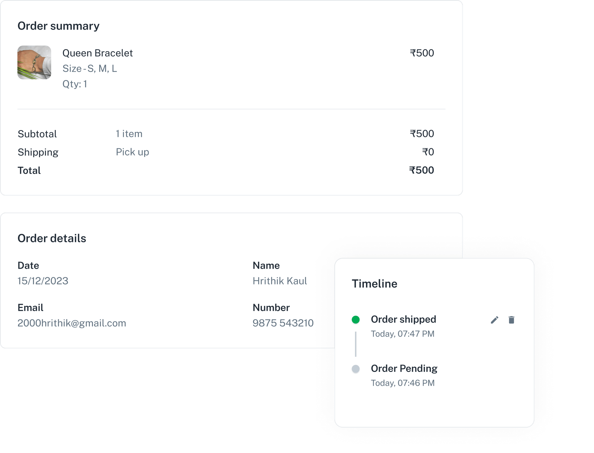Effortless Online Store using Google Sheets - Store Link