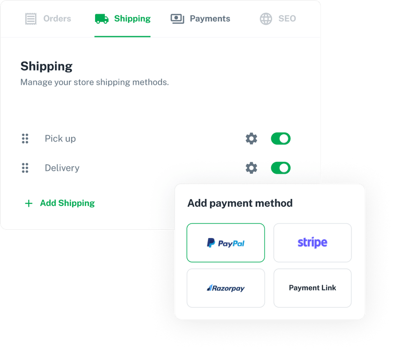Effortless Online Store using Google Sheets - Store Link